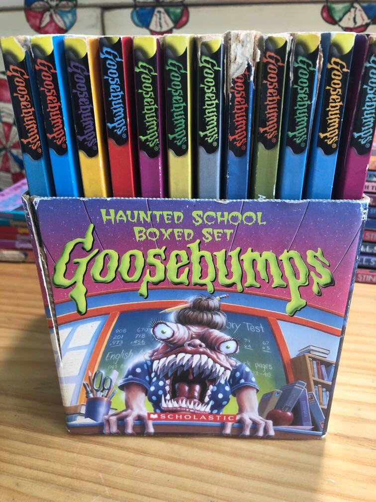 Goosebumps Haunted School Boxed Set, 興趣及遊戲, 書本 & 文具, 兒童書籍 - Carousell