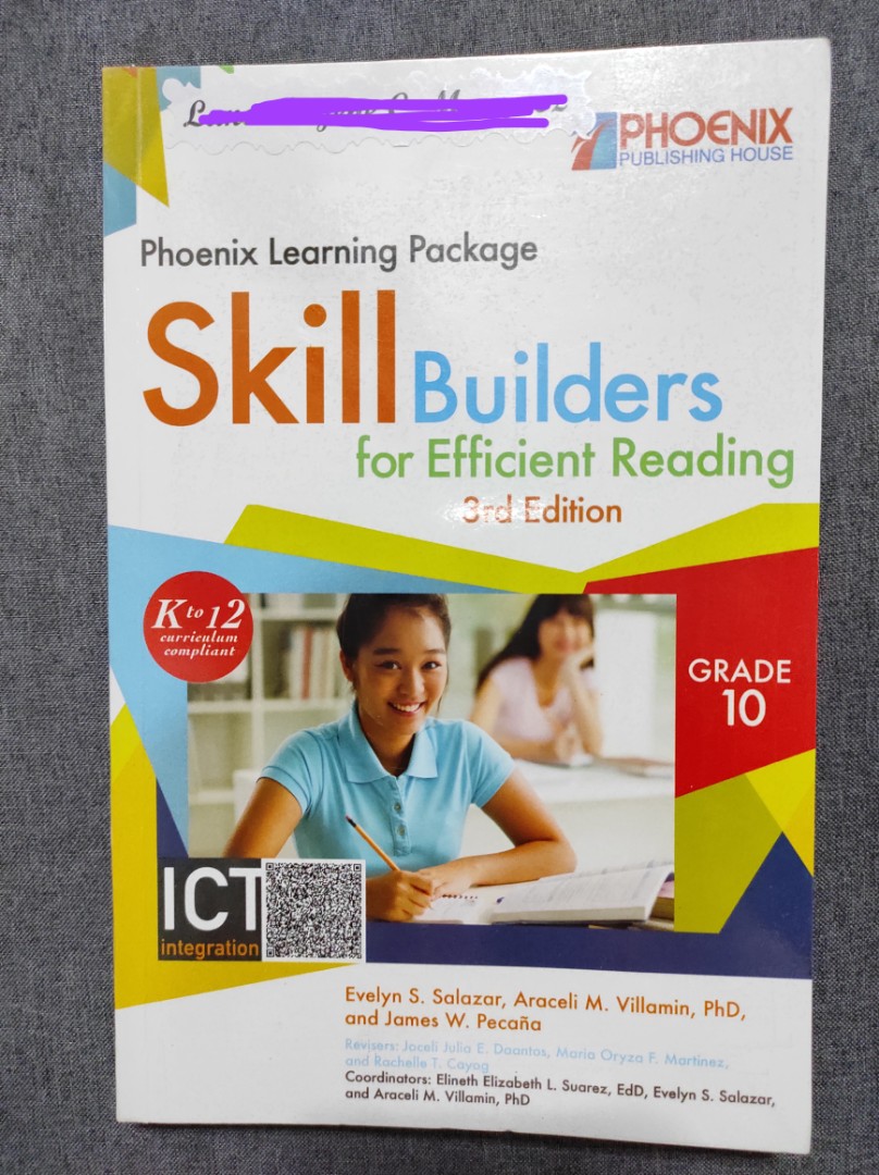 Grade 10 Skill Builders for Efficient Reading 3rd Edition, Hobbies ...