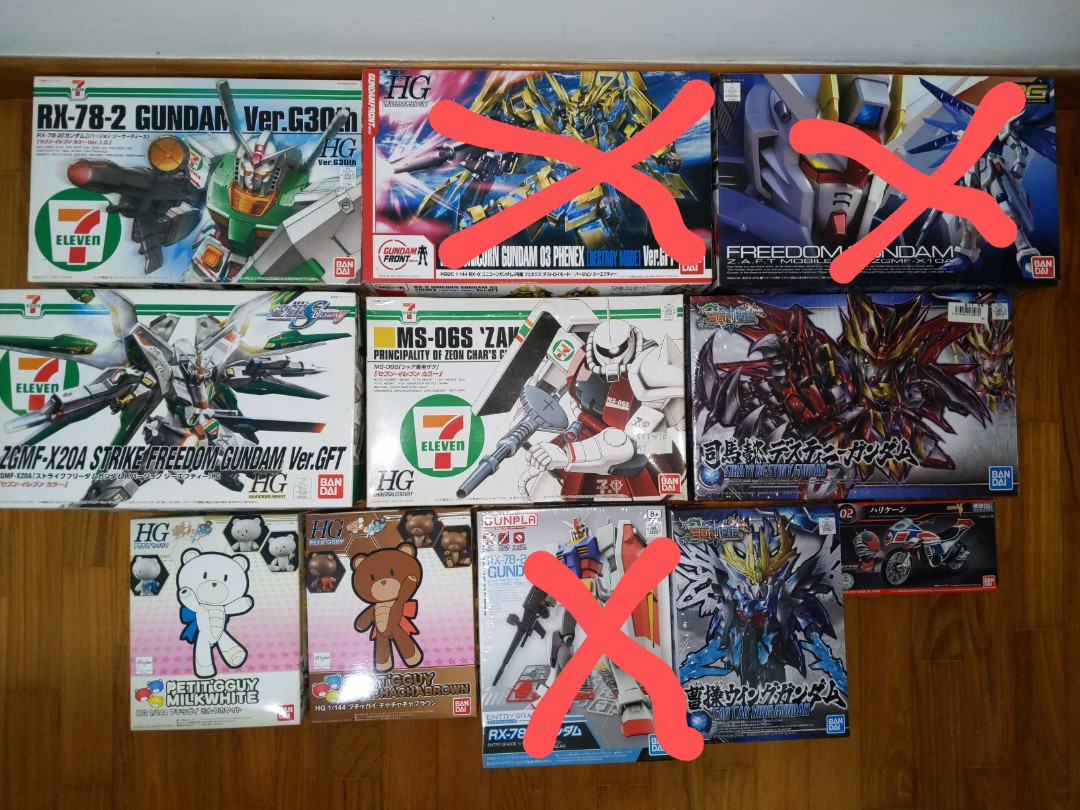 Gunpla clearance Gundam model kit + many other gundam items, Hobbies ...