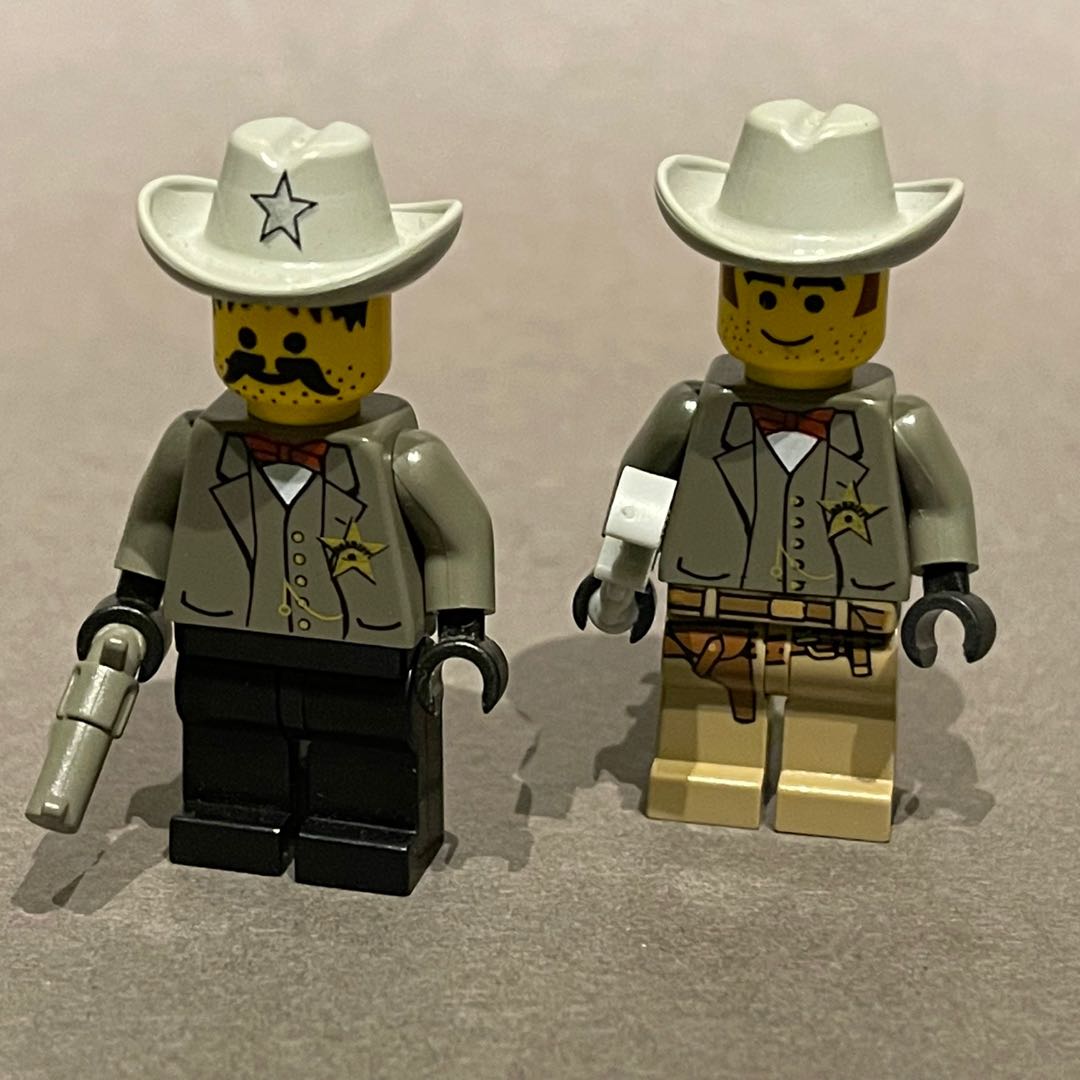 LEGO Vintage Cowboy Sheriff & Deputy Minifigures Set, Hobbies & Toys ...