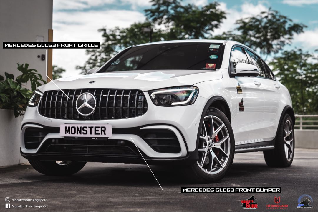 Mercedes GLC63 AMG Bodykit for GLC300 Coupe, Car Accessories ...