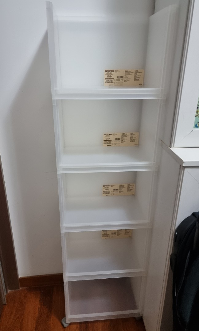 Muji Storage Rack L, Furniture & Home Living, Furniture, Shelves ...