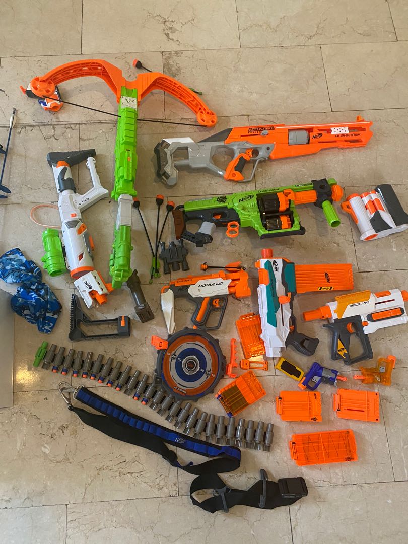 Nerf Collection, Hobbies & Toys, Toys & Games on Carousell