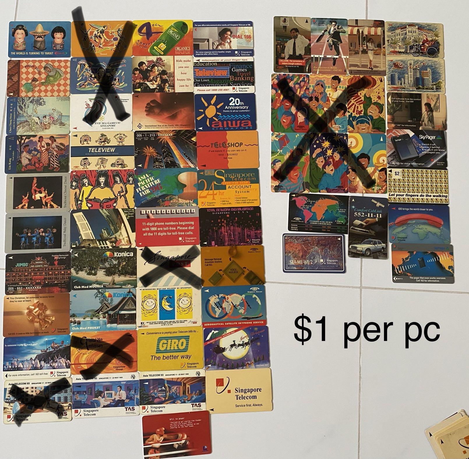 Old Phone Cards, Hobbies & Toys, Memorabilia & Collectibles, Vintage ...
