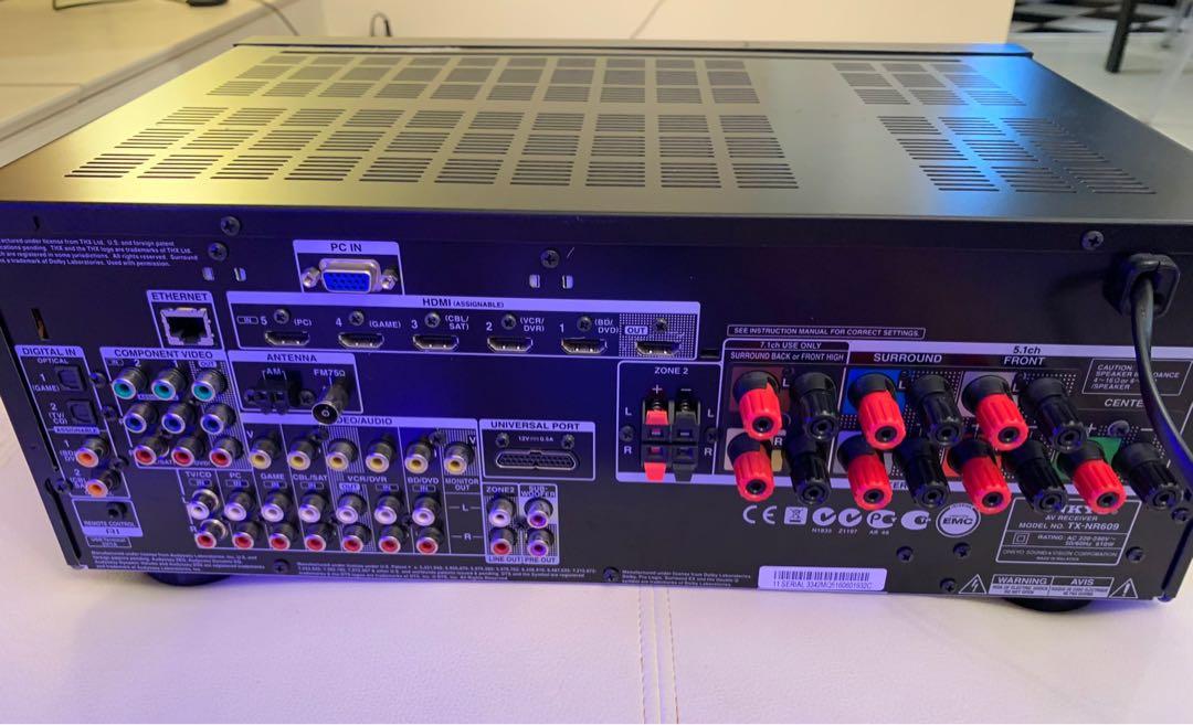 Onkyo TX-NR609 (7.2 Channel Network A/V Receiver), Audio, Soundbars, Speakers & Amplifiers on ...