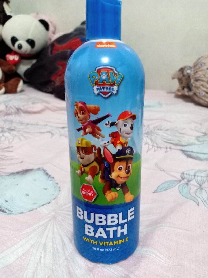 Paw Patrol Bubble Bath with Vitamin E 473ml, Babies & Kids, Bathing ...