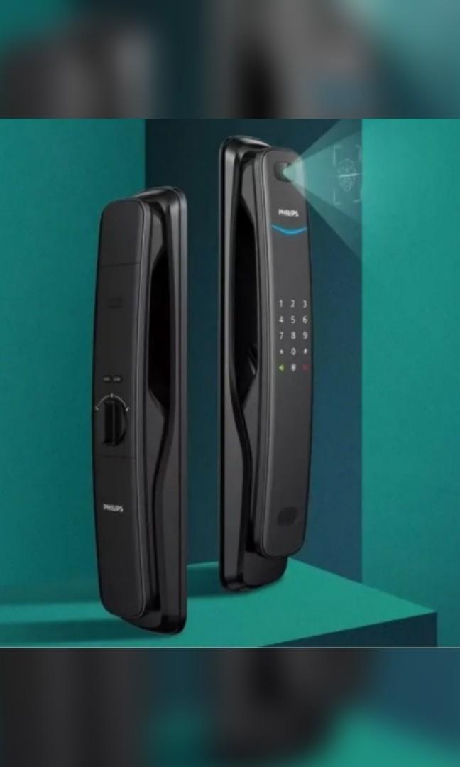 Philips digital lock Easykey DDL702 8HW (3D facial recognition), Furniture & Home Living ...