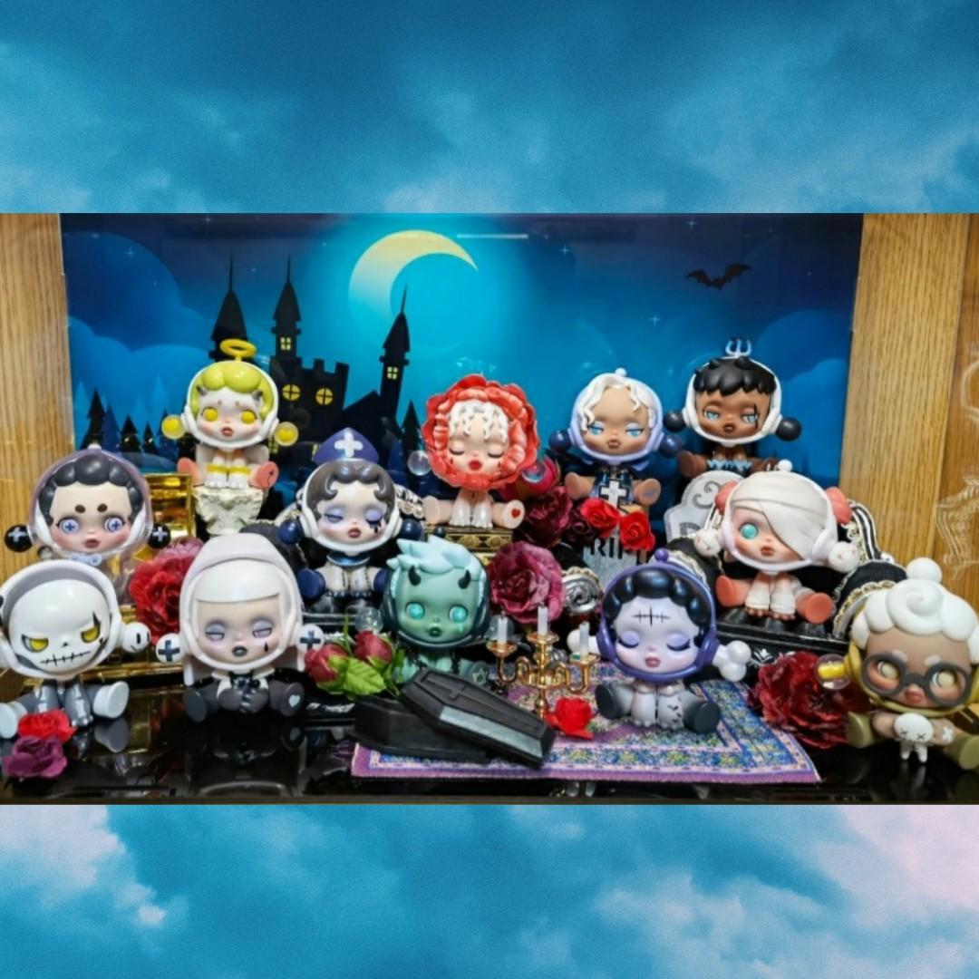 POPMART Skull Panda Ancient Castle Bloody Rose / Baby Zombie / Fake ...