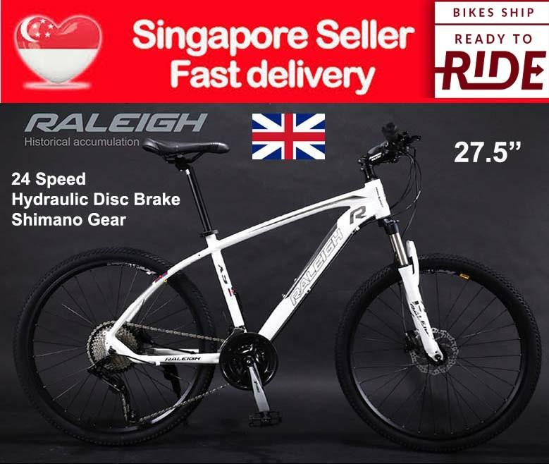 Raleigh 27.5" mountain bike / SHIMANO Hydraulic Disc Brake / SHIMANO 24 ...