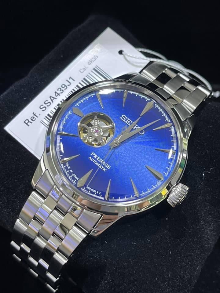Seiko Blue Acapulco SSA439 SSA439J1, Men's Fashion, Watches ...