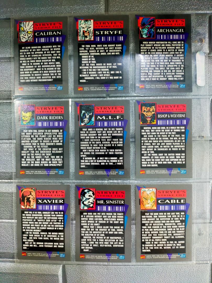 Stryfe's Strike File Trading Cards, Hobbies & Toys, Memorabilia ...