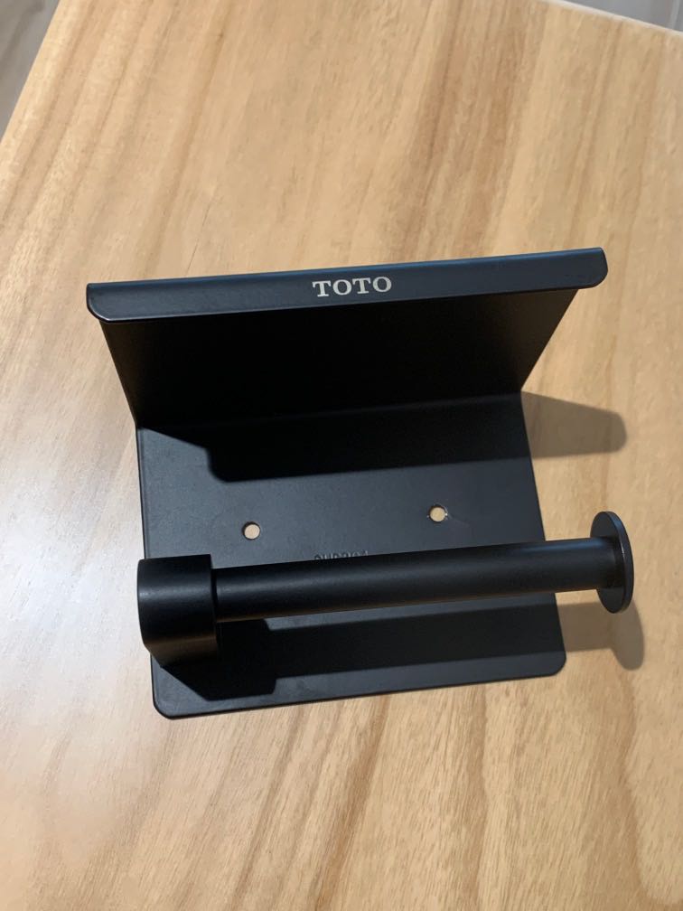 TOTO toilet roll holder w/ phone shelving, Furniture & Home Living ...