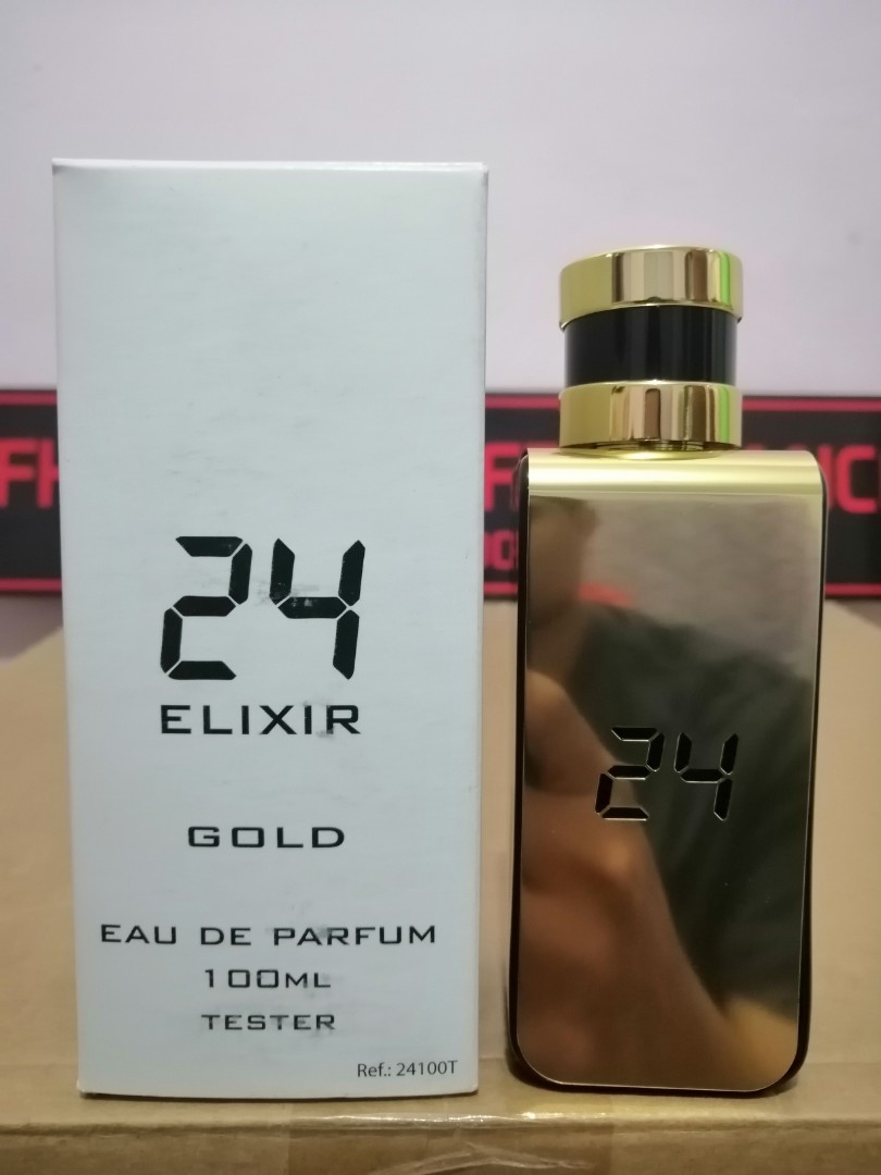 24 ELIXIR GOLD BY SCENTSTORY TESTER 100ML EDP, Beauty & Personal Care ...
