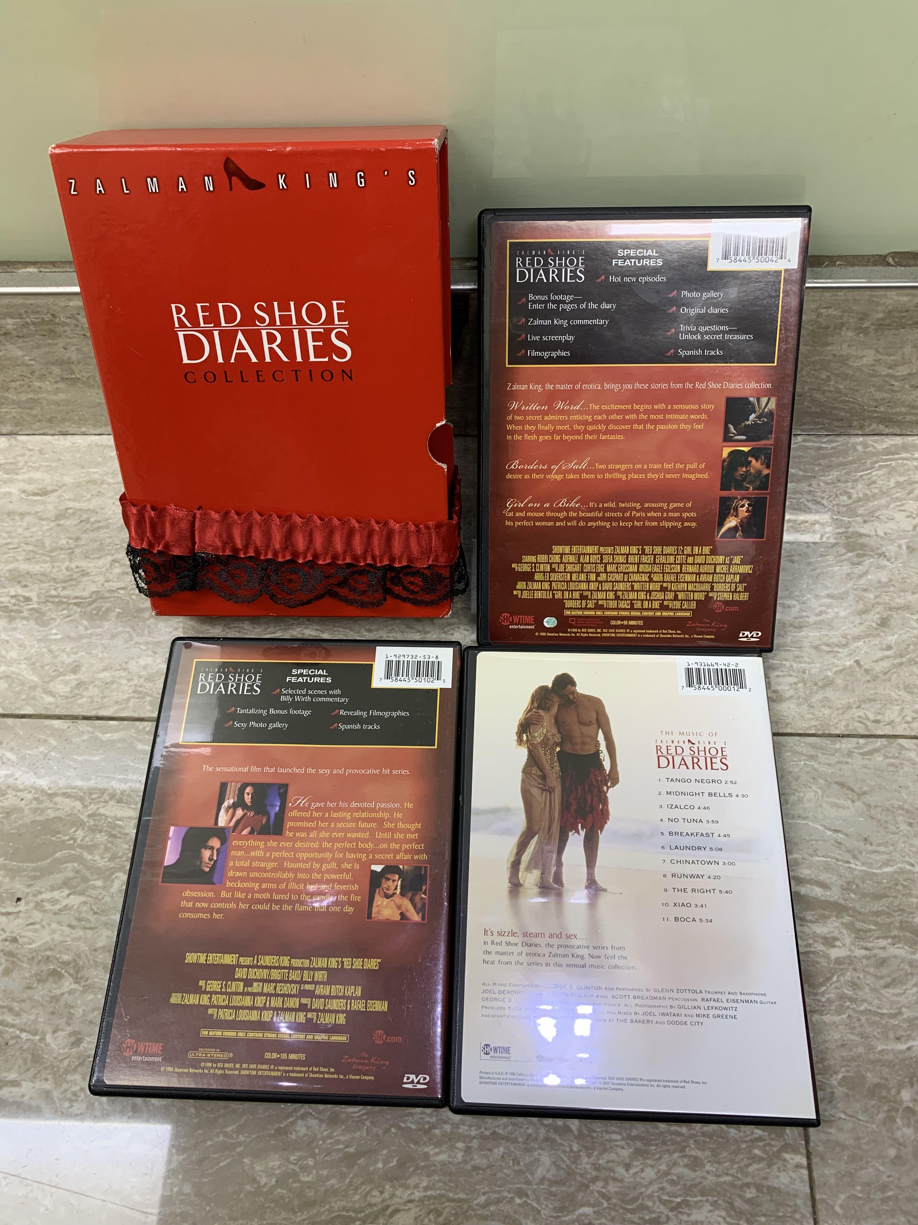 歐美情色電影《 Zalman King ～ Red Shoe Diaries(紅鞋日記) 》DVD珍藏套裝｛原聲英語/冇中文字幕｝[套裝包括 ...