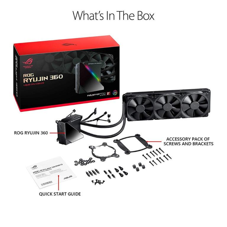 ASUS ROG RYUJIN 360 mm & RYUJIN II & III 240 mm / 360 mm ARGB AIO ...