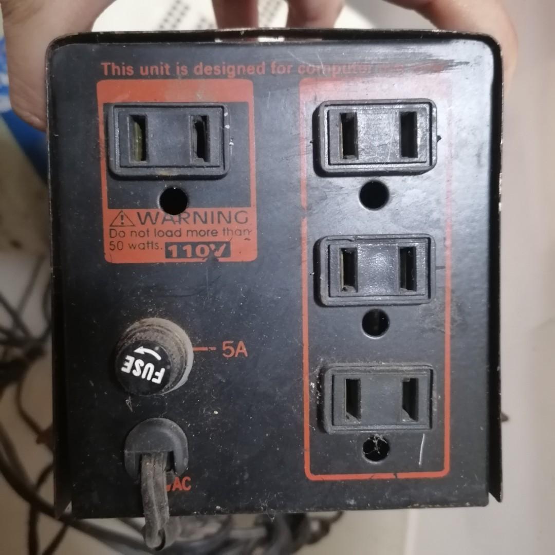 AVR TRANSFORMER, TV & Home Appliances, Electrical, Adaptors & Sockets ...