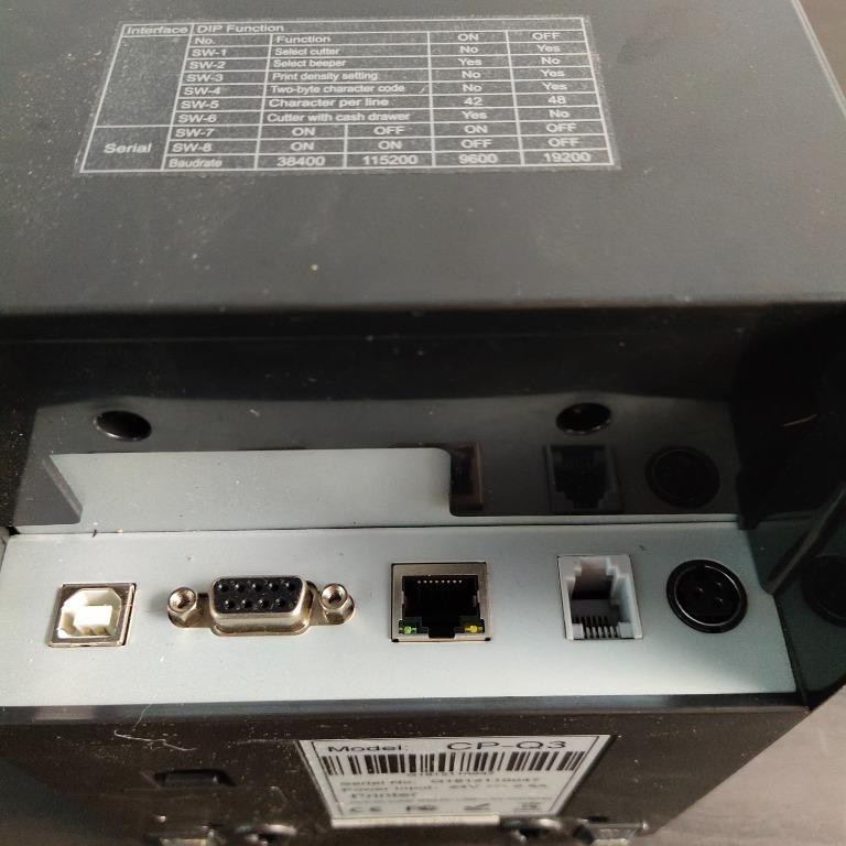 BIRCH Receipt Machine Printer CP-Q3 With 5 Roll Receipt Paper, Computers & Tech, Printers ...