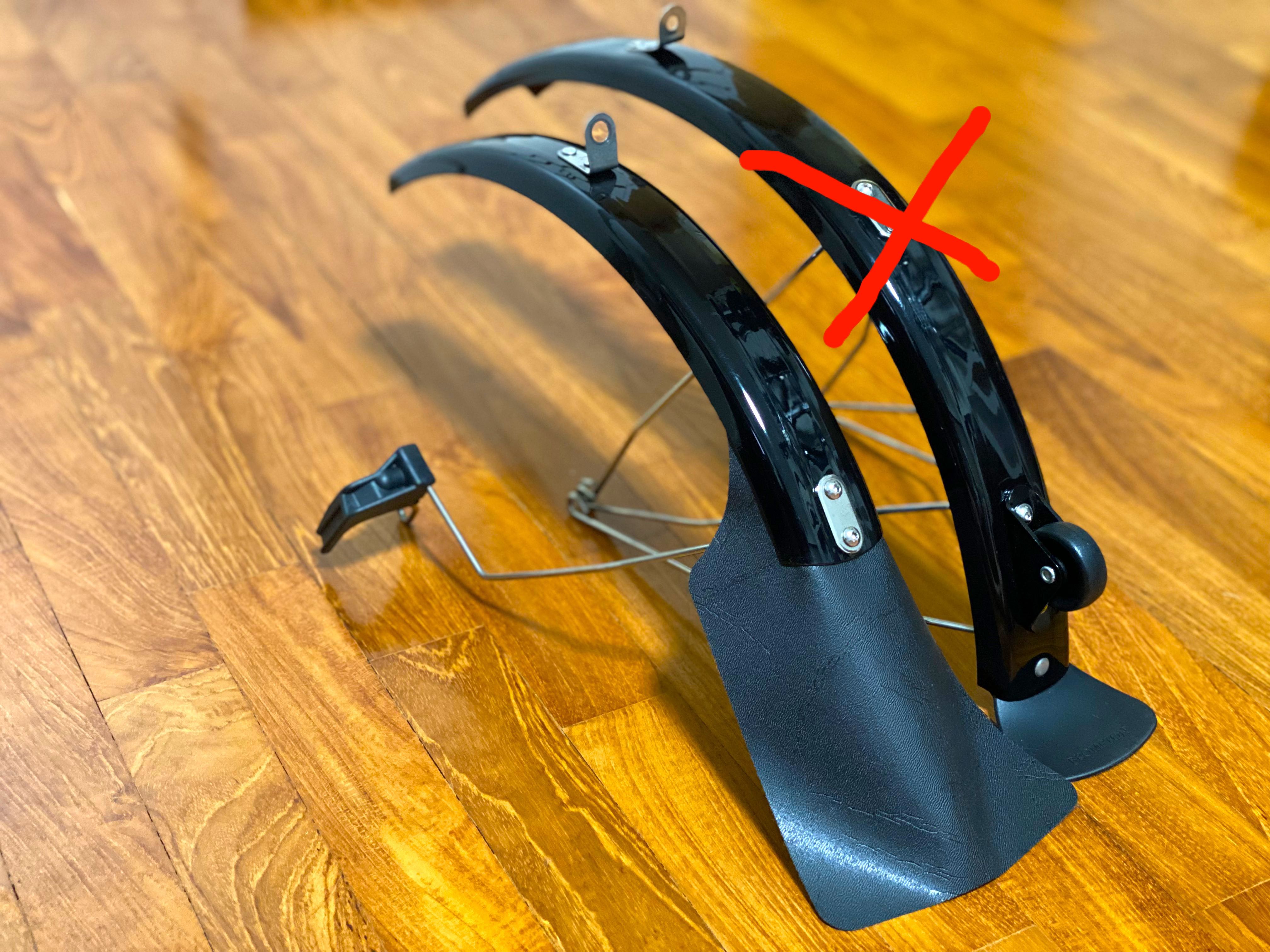 Brompton Front Mudguard Only Black Edition (Original), Sports Equipment ...