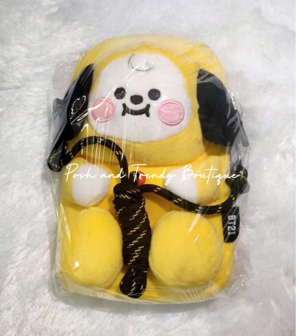 BT21 Official CHIMMY Plushie Sling Bag, Hobbies & Toys, Memorabilia & Collectibles, K-Wave on ...