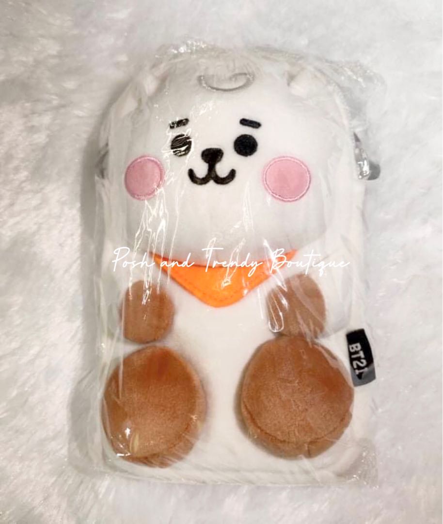 BT21 Official RJ Plushie Sling Bag, Hobbies & Toys, Memorabilia ...
