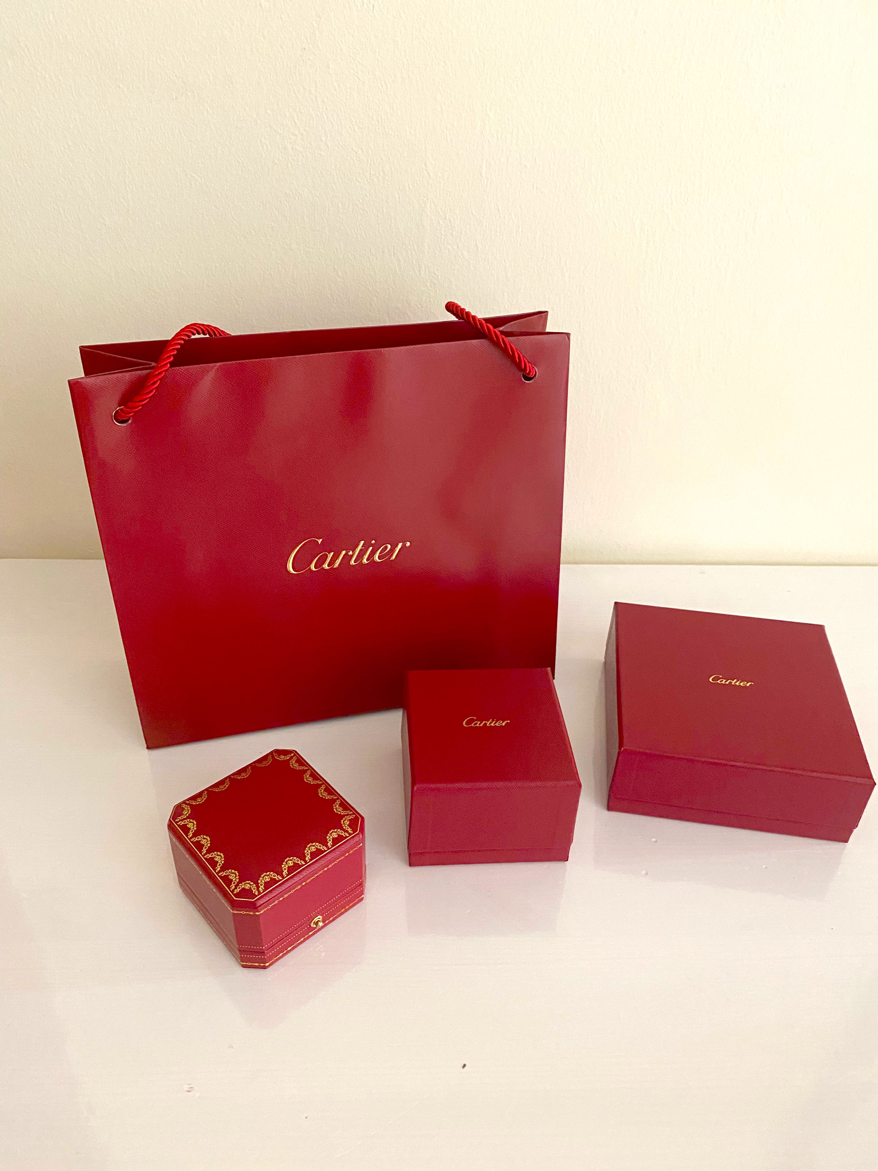 Cartier paper bag & box, Luxury, Accessories on Carousell