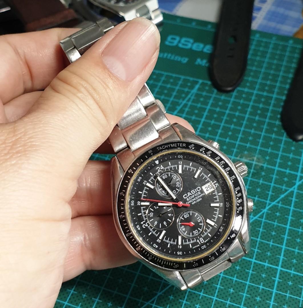 Casio, fossil, esprit and chevignon digital chronograph quartz retro ...