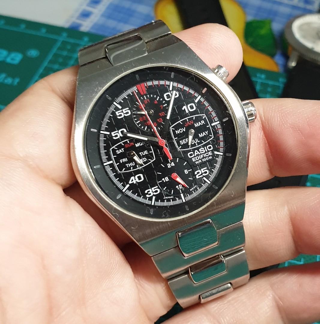 Casio, fossil, esprit and chevignon digital chronograph quartz retro ...