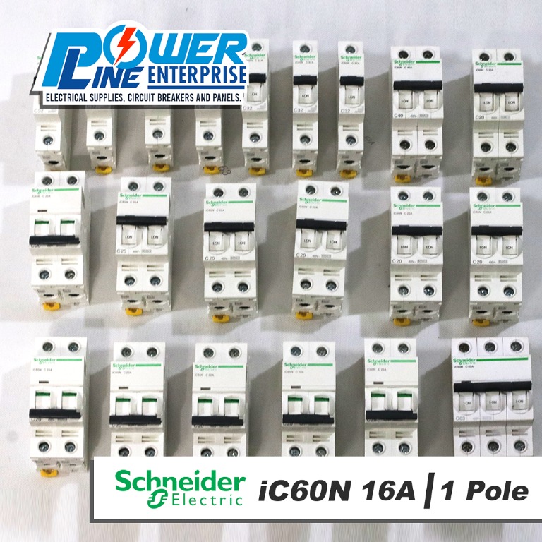 Circuit Breaker Schneider Miniature 16A-63A, Commercial & Industrial ...