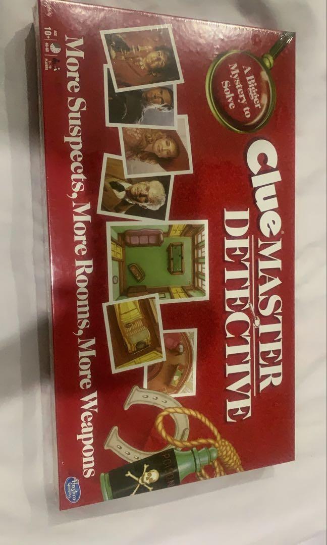 CLUEDO: CLUE MASTER DETECTIVE (SEALED), Hobbies & Toys, Toys & Games on ...