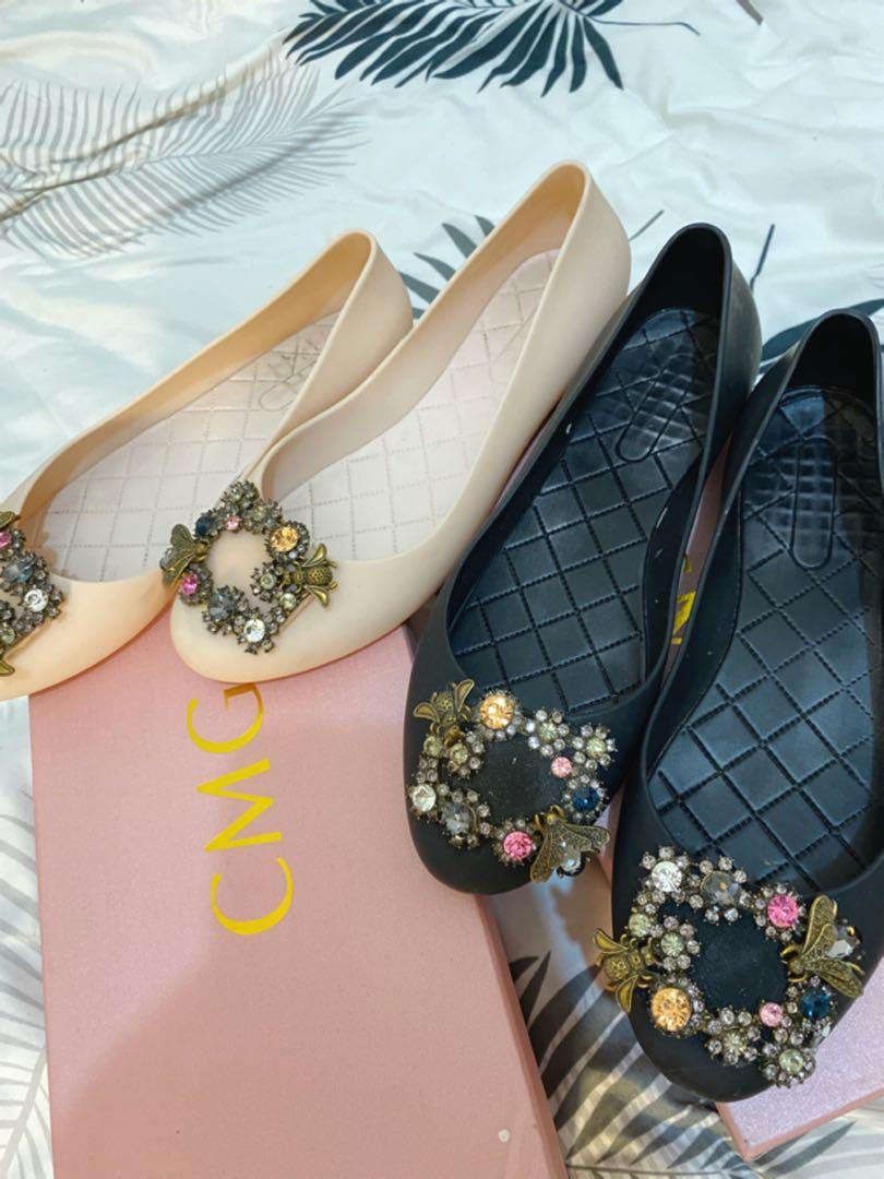 CMG Olga Flat Ballerinas 2 pairs for 700, Women's Fashion, Footwear ...