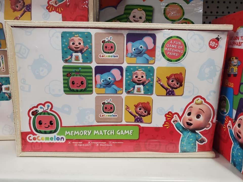 Cocomelon Wooden Memory Match Card Game/木製配對遊戲, 兒童＆孕婦用品, 嬰兒玩具 - Carousell