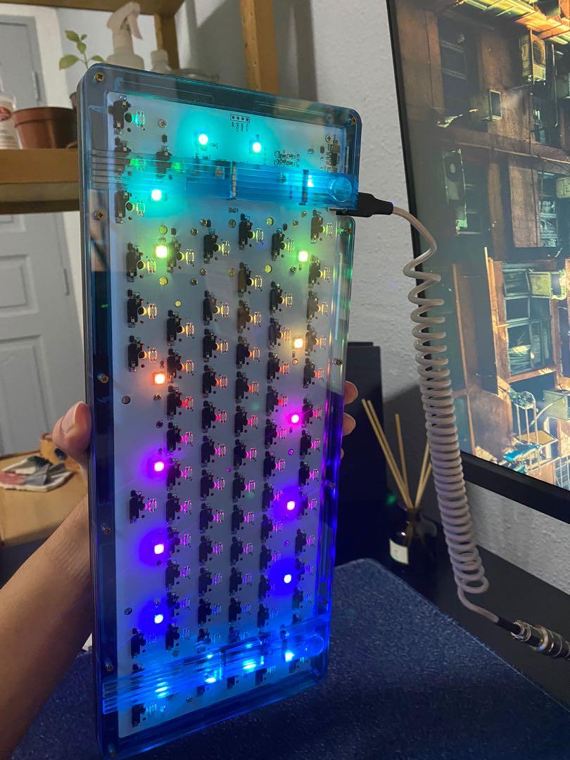 Custom Stacked Acrylic Mechanical Keyboard, Computers & Tech, Parts ...