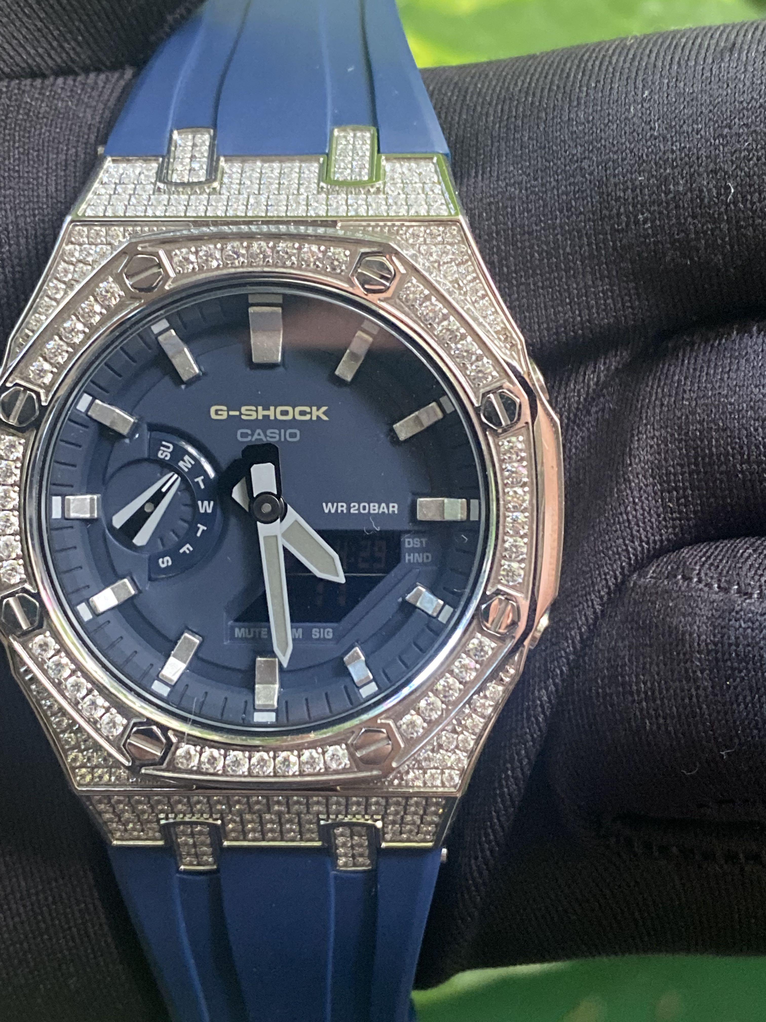 CUSTOM V4 diamond sale ga2100 ga2110 ga-2100 ga-2110, Luxury, Watches ...