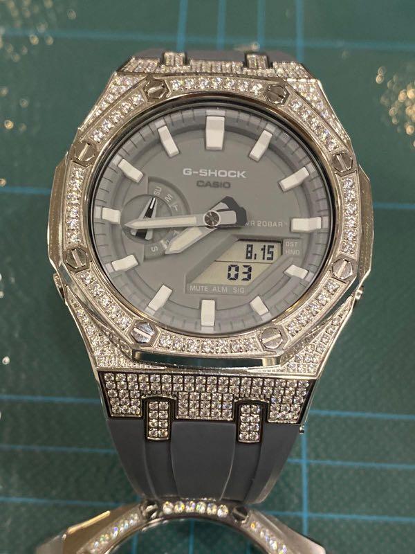 CUSTOM V4 diamond sale ga2100 ga2110 ga-2100 ga-2110, Luxury, Watches ...