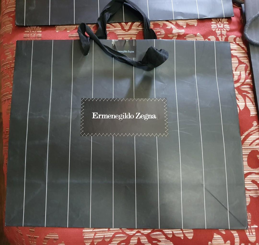 Ermenegildo Zegna paper bags from P500 - P1,300, Luxury, Bags & Wallets ...