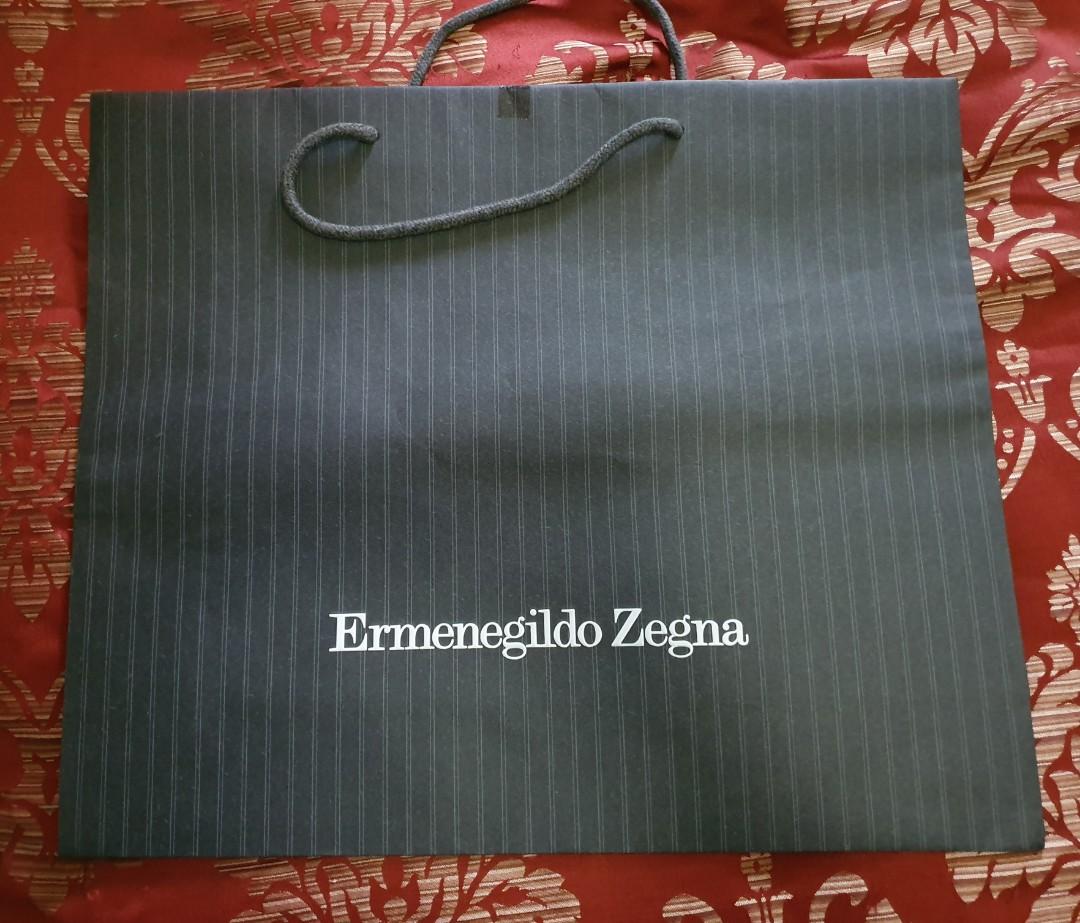 Ermenegildo Zegna paper bags from P500 - P1,300, Luxury, Bags & Wallets ...