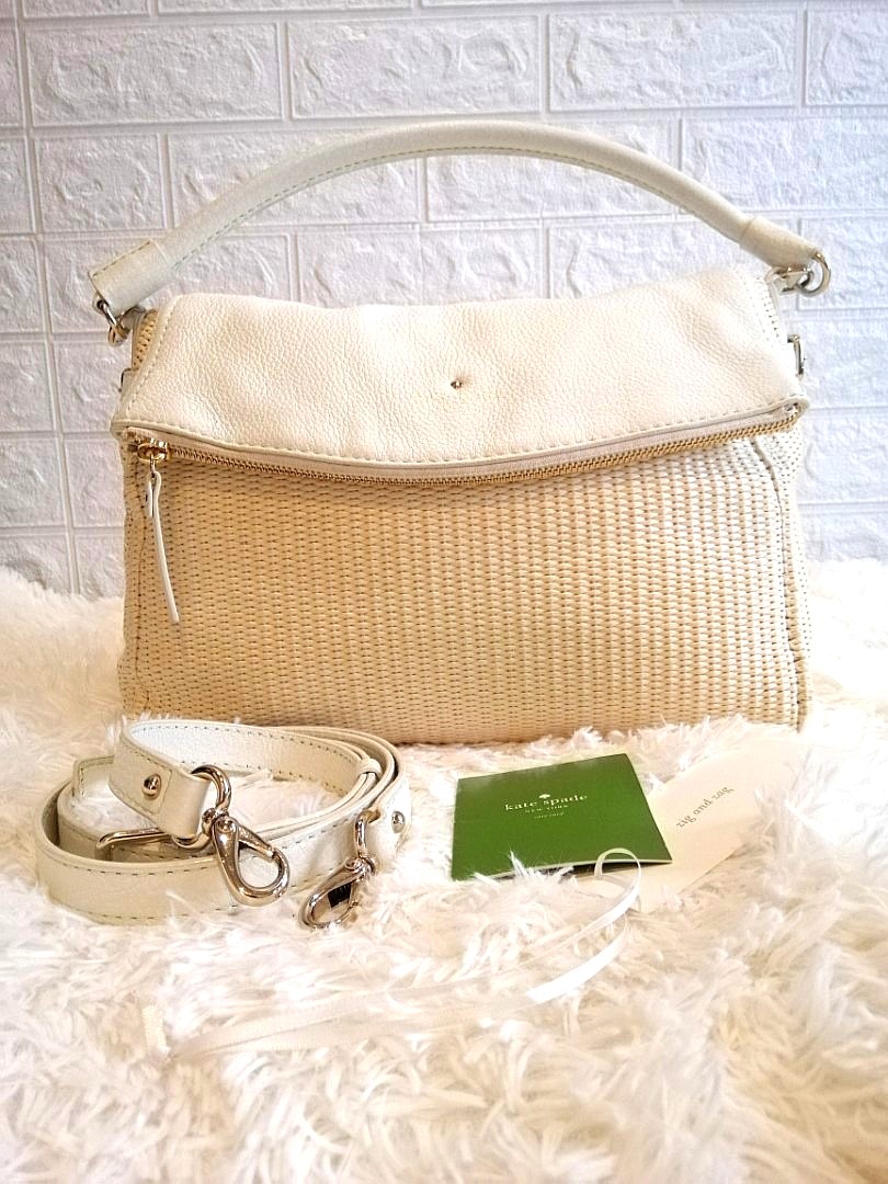 FREE SF Authentic Kate Spade Cobble Hill Little Minka Weave Woven ...