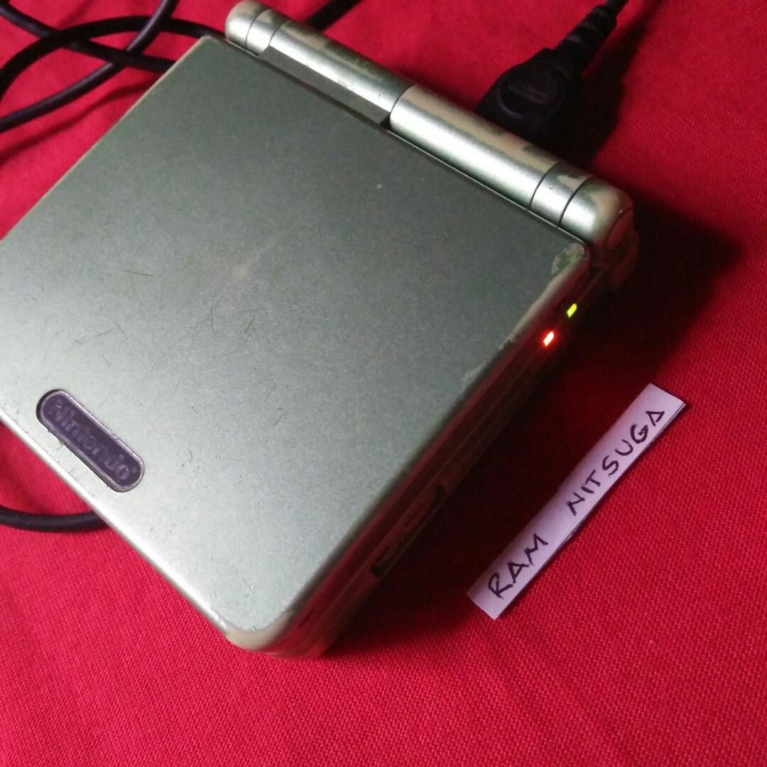 Gameboy Advance SP AGS-101 GBA Pokemon Leaf Green, Video Gaming, Video ...