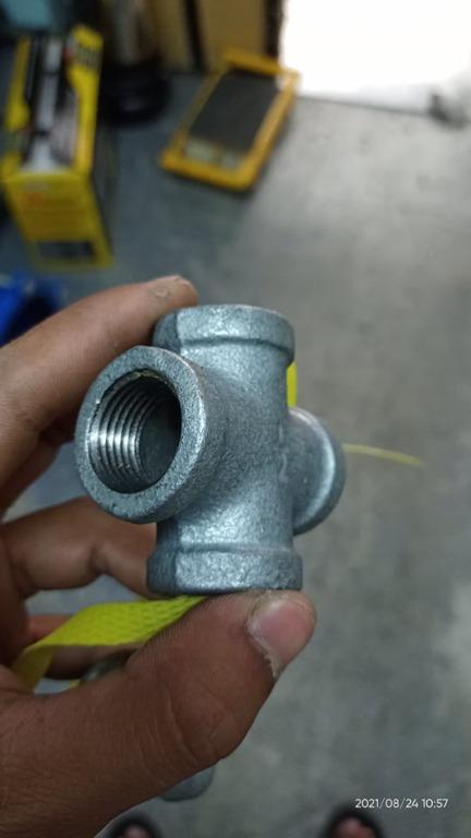 GI Cross Tee, Commercial & Industrial, Industrial Equipment on Carousell