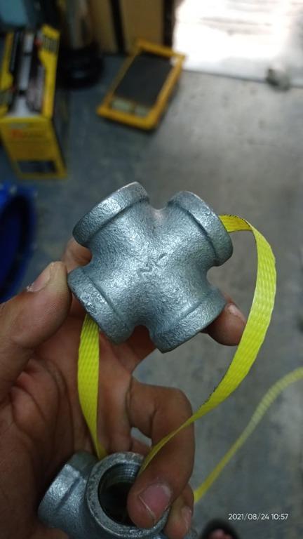GI Cross Tee, Commercial & Industrial, Industrial Equipment on Carousell