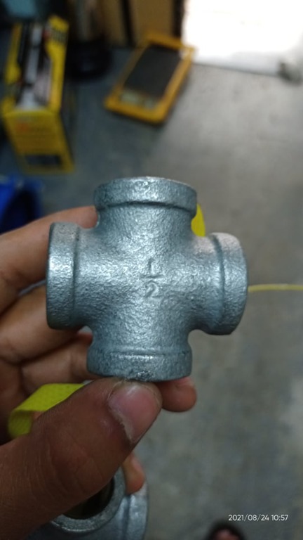 GI Cross Tee, Commercial & Industrial, Industrial Equipment on Carousell