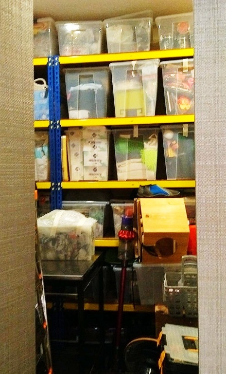 High Racks/Shelves Blue & Yellow, Furniture & Home Living, Furniture ...