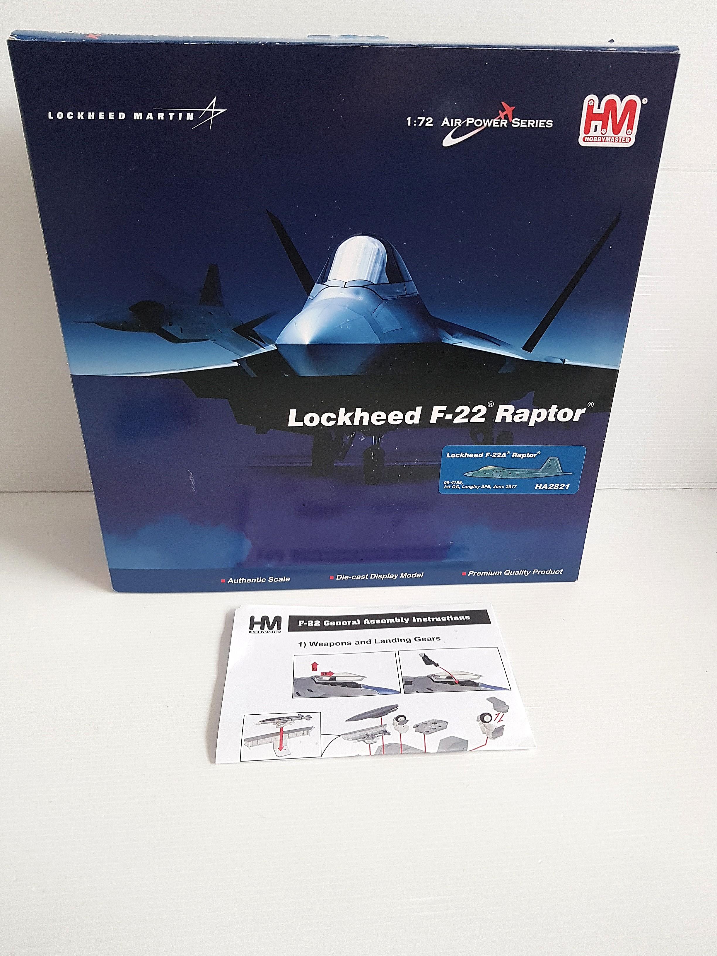 Hobby Master HA2821 F-22 Raptor, Hobbies & Toys, Toys & Games on Carousell