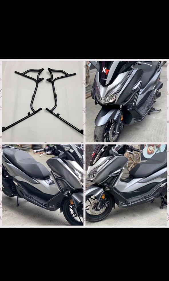 Honda Forza 300 crash bar/ protection bar(ready stock), Motorcycles ...