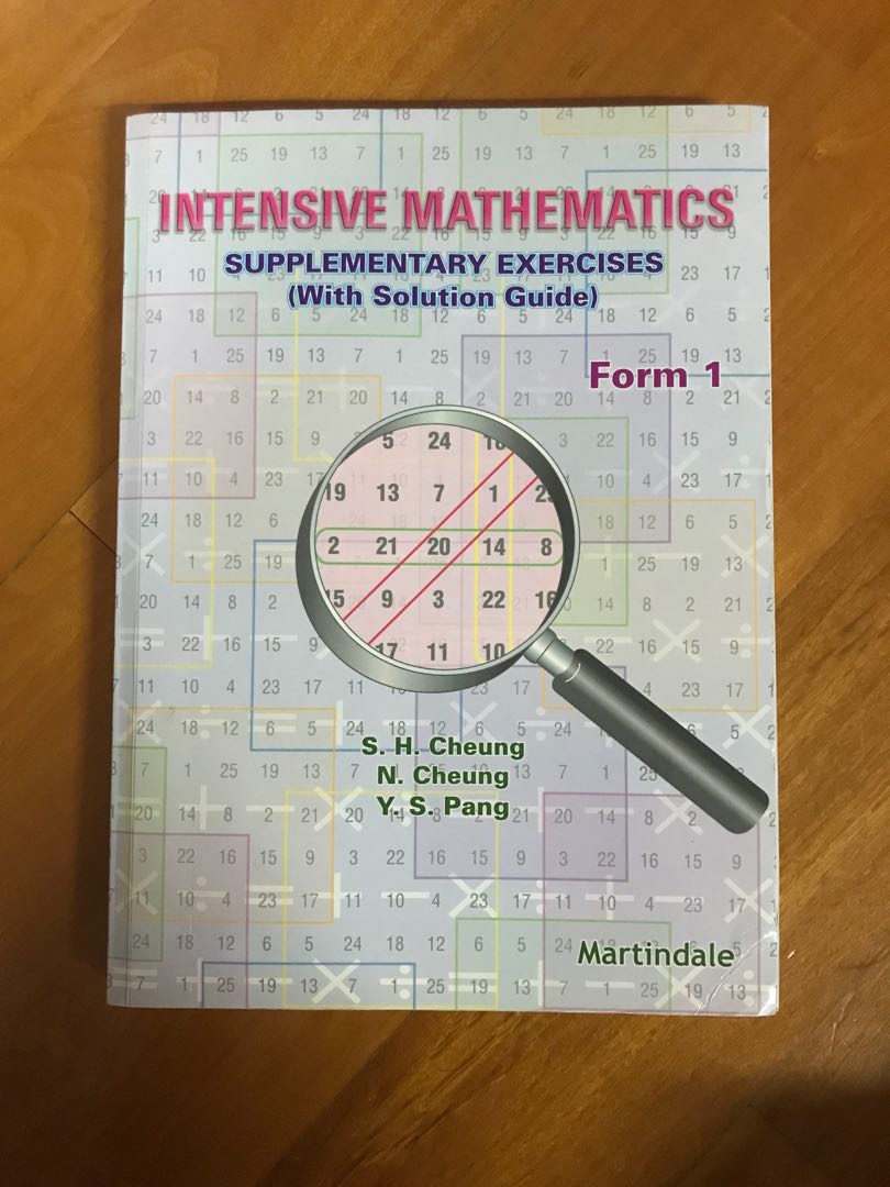 Intensive Mathematics Supplementary Exercises Form 1, 興趣及遊戲, 書本 & 文具 ...