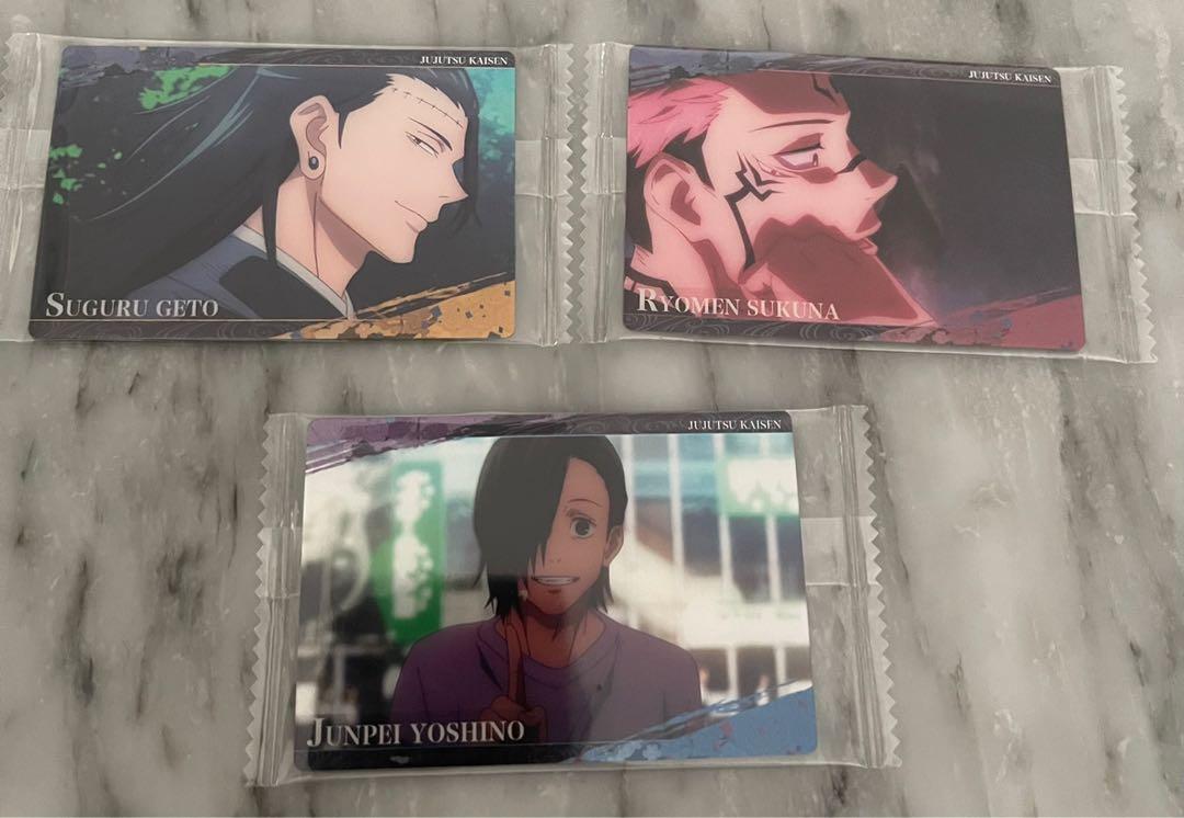 Jujutsu Kaisen JJK DS Demon Slayer Wafer Cards/Stickers, Hobbies & Toys ...