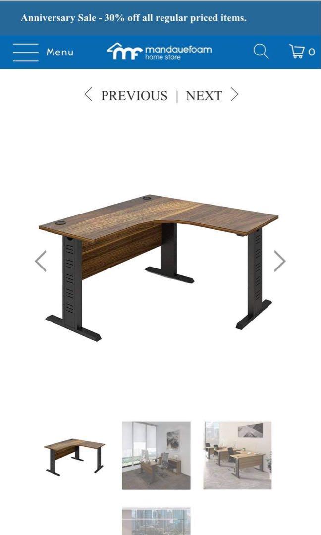 Mandaue Foam LShaped Nixon Table, Furniture & Home Living, Office ...