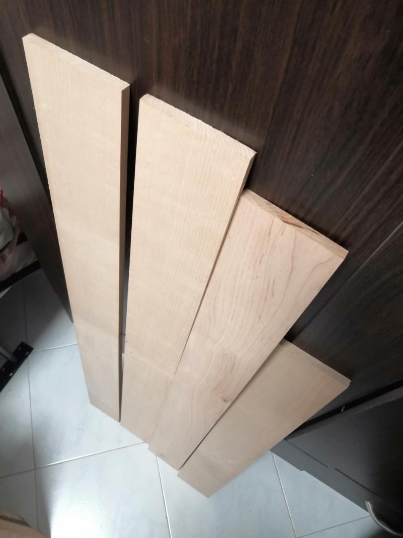 Maple wood planks, Furniture & Home Living, Home Improvement ...