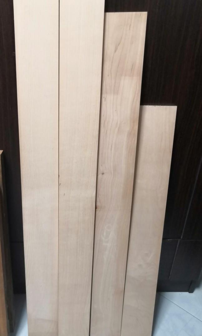 Maple wood planks, Furniture & Home Living, Home Improvement ...