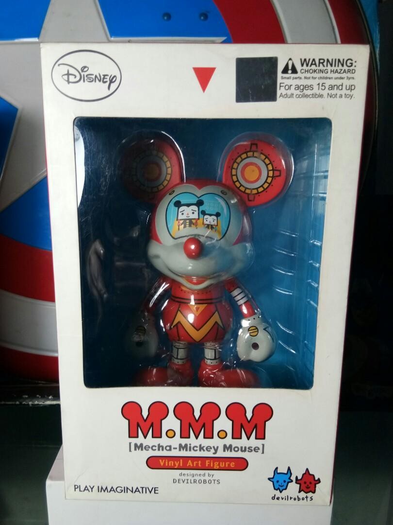 Mecha Mickey Mouse Disney Vinyl Art Figure By Devilrobots Play ...